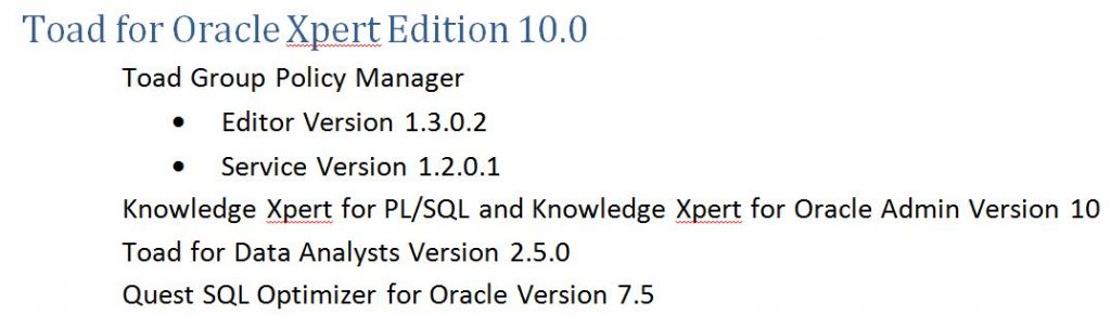 Quest TOAD installieren und erkennen – Know-how zu SAM